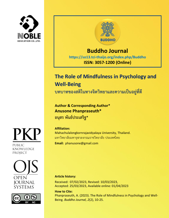 The Role of Mindfulness in Psychology and Well-Being | BUDDHO